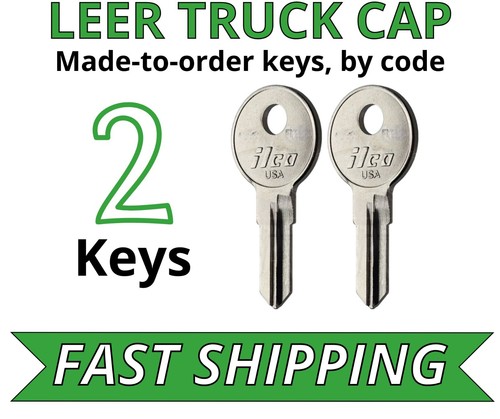 LEER Truck Cap Keys Topper Tonneau Cover Replacement Key Cut by Code ...