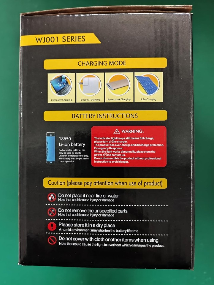 Sylstar COB Rechargeable Work Light, 100W Recharegable Portable LED ...