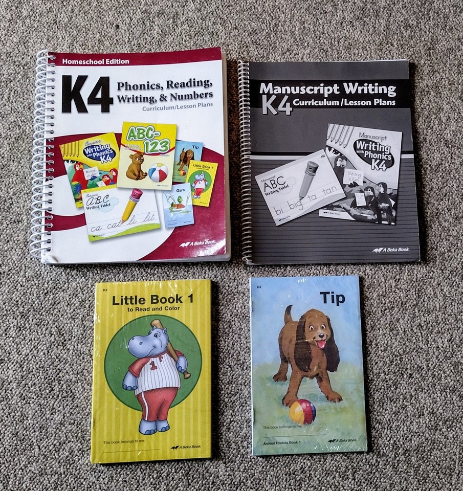 Abeka K4 Lot- Lesson Plans And Readers | eBay