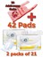 iD Expert Form 3 Extra Plus 2 Packs of 21 Incontinence Aid 42 Pads Case ...