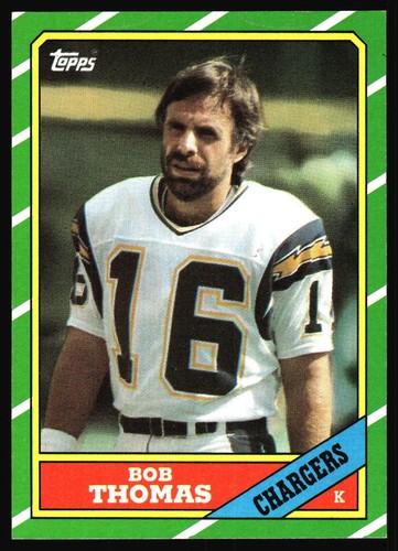 1986 Topps Bob Thomas #239 San Diego Chargers | eBay