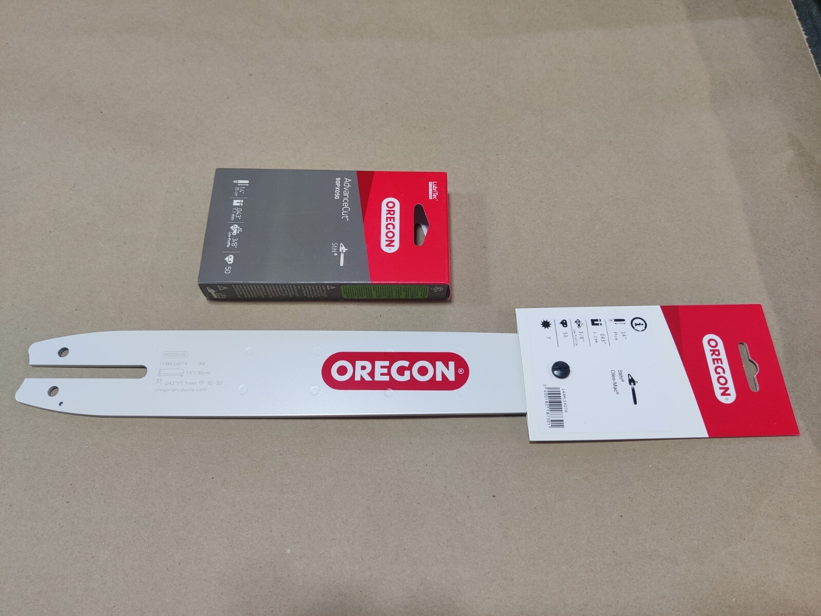 14" Bar & Chain fits Stihl MS170 MS193 MS192 MS180 MS194T MS200T 3/8LP ...