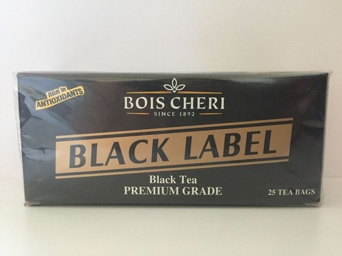 5 x thé noir Bois Cheri étiquette noire de Mauritius Black Tea ...