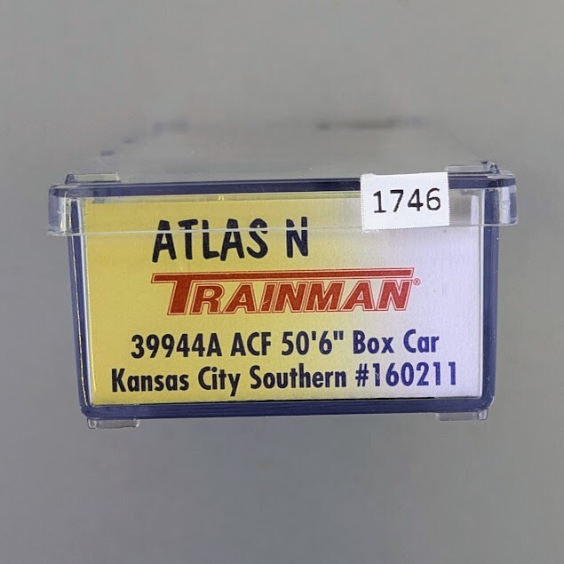 Atlas 39944A N Scale ACF 50'6" Box Car - Kansas City Southern Rd ...