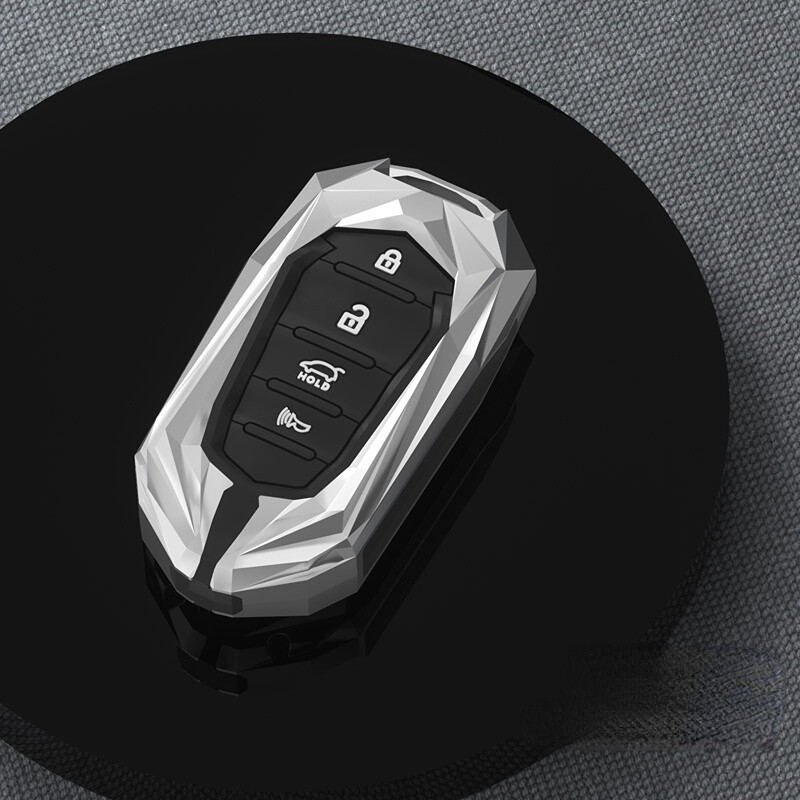 For KIA K9 Cadenza K7 4 Buttons Zinc Alloy Car Remote Key Case Cover ...