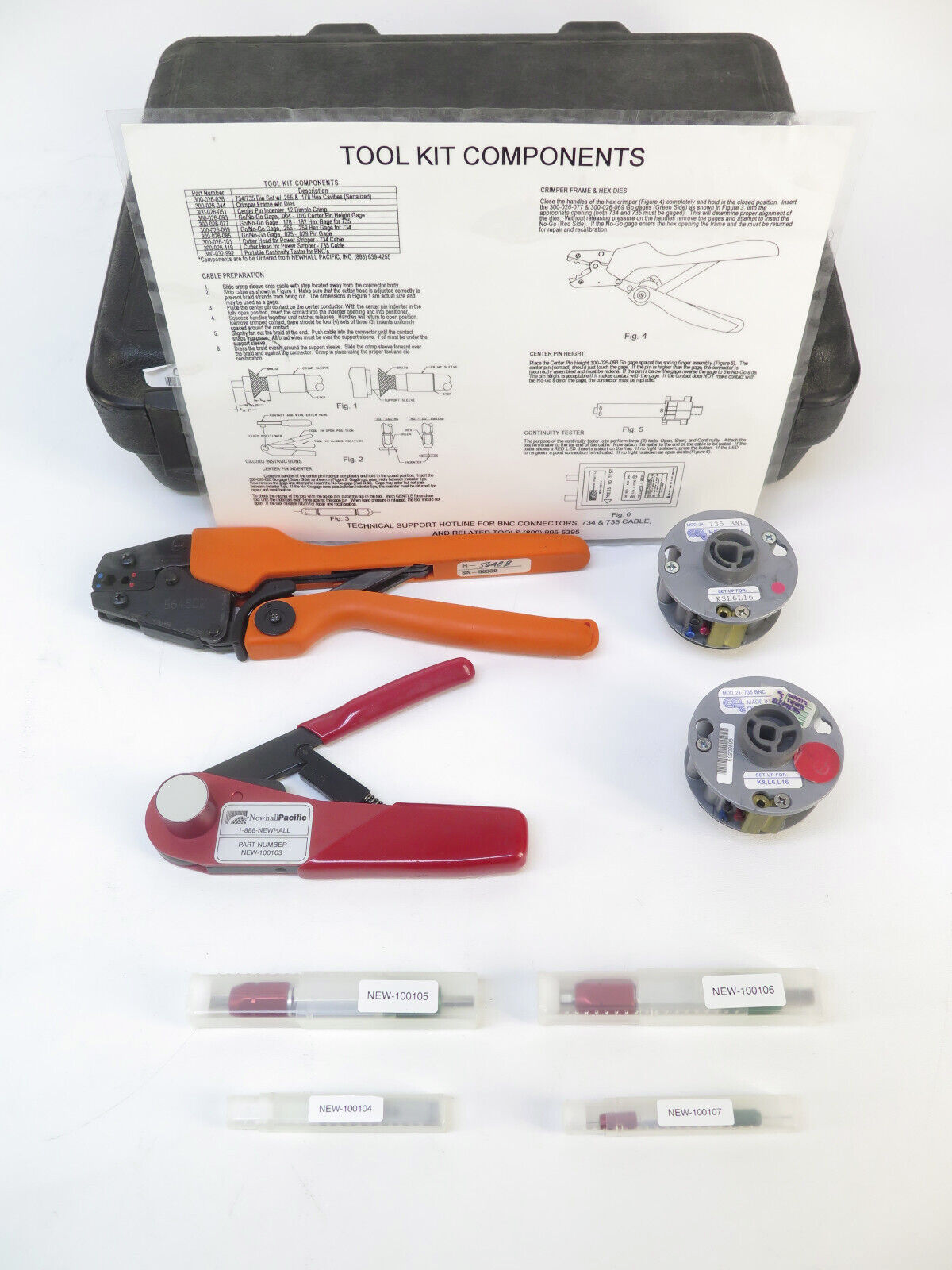 Newhall Pacific R6010 BNC Tool Kit components | eBay