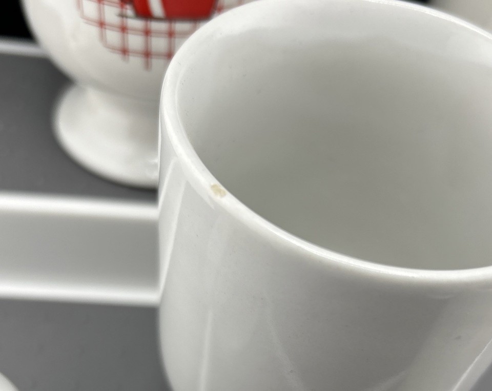 6 Vintage1980s Let’s Break & Break Time Stoneware Mugs / Cups 1980’s ...