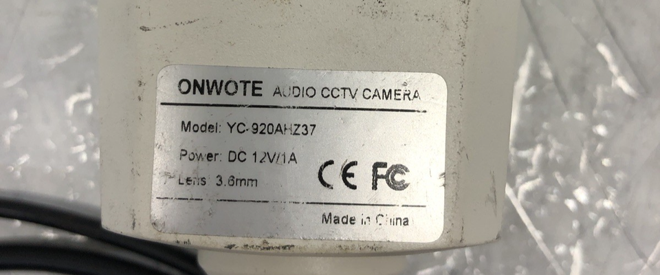 ONWOTE Security Camera YC-920AHZ37 3.6mm | eBay