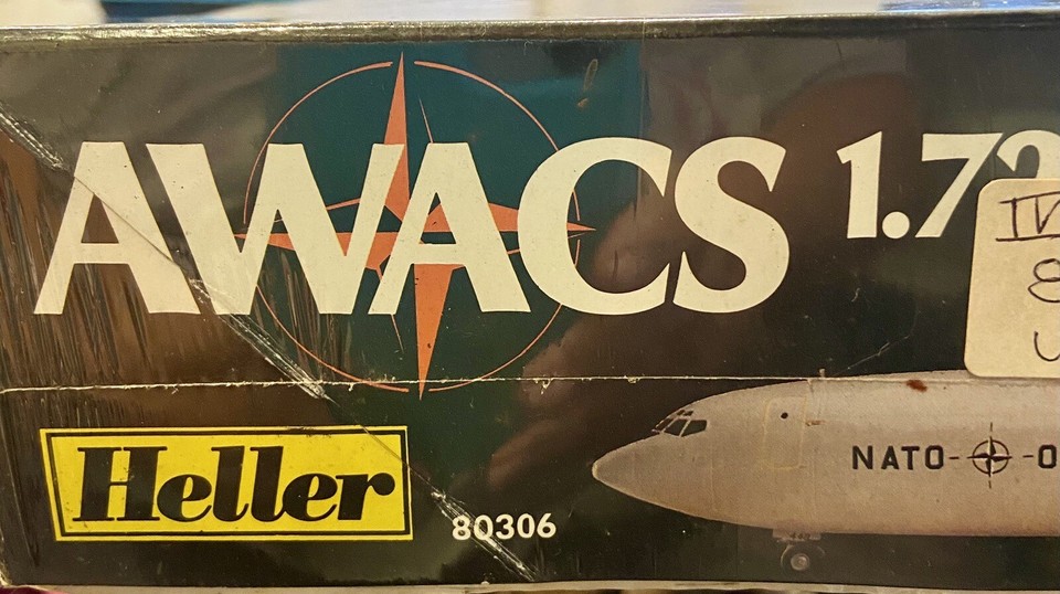 Heller 1/72 Scale Boeing AWACS NATO Plastic Model Kit #80306 Sealed | eBay