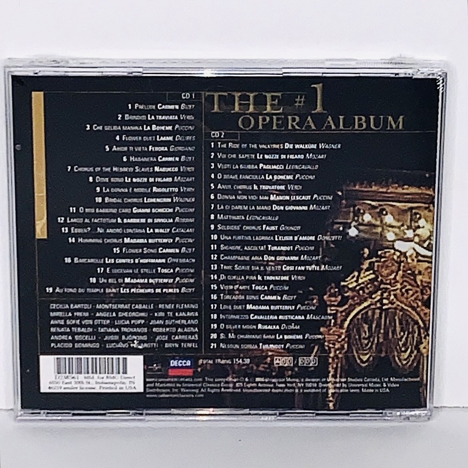 Factory Sealed (shrink wrapped) The #1 Opera Album Decca by Various ...