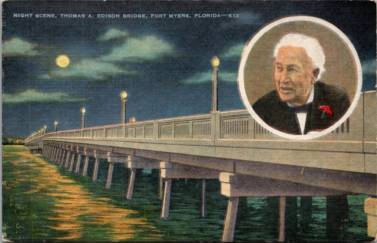 Edison Bridge Florida Florida Memory • Thomas Edison's Home Fort