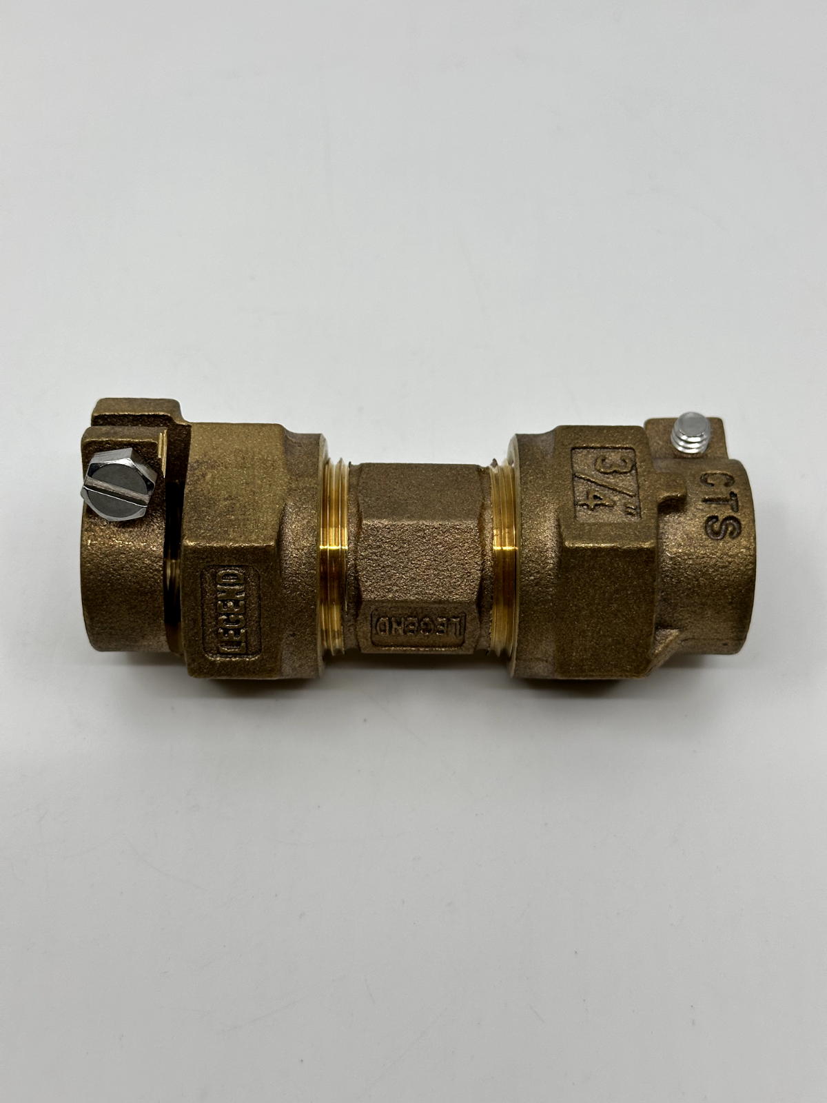Legend Valve 3/4" CTS Pack Joint No Lead Brass Union | eBay