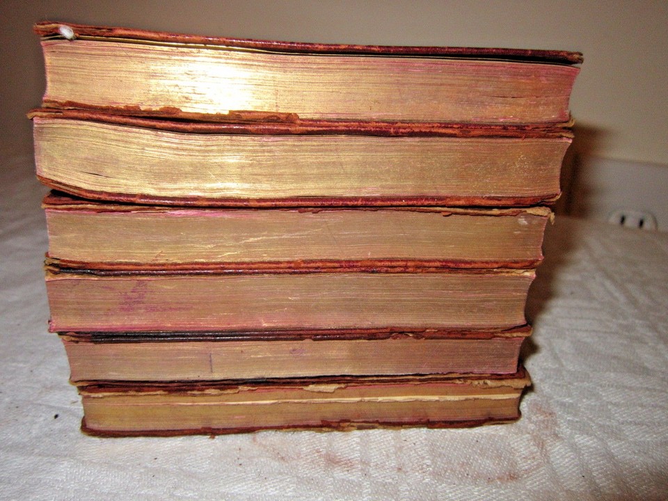 Antique Collins 6 Vols The BIJOU SHAKESPEARE Miniature Book Set Mini 3 ...