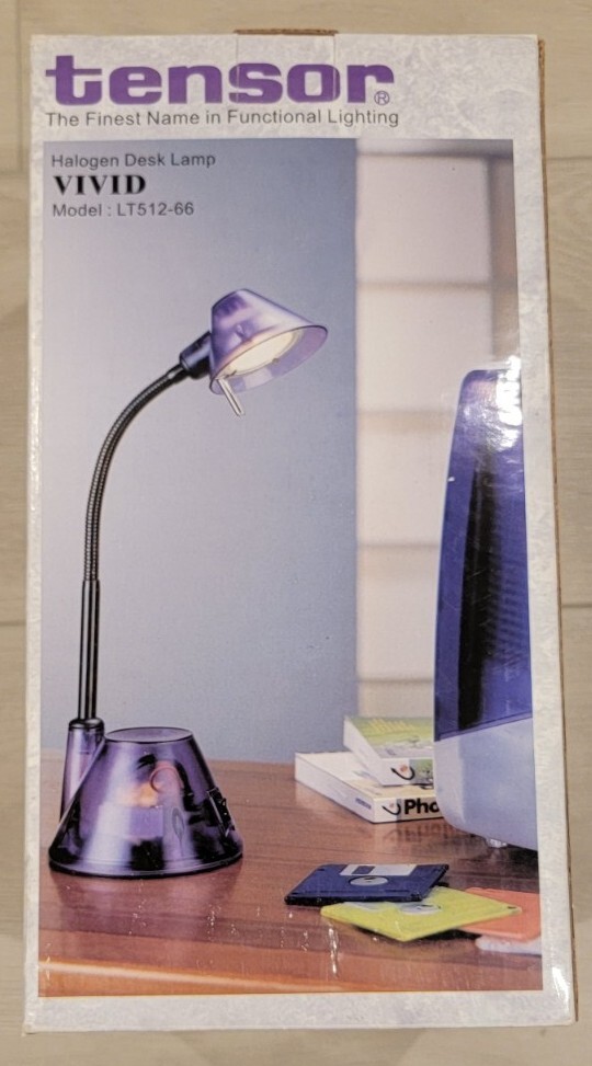 Tensor Halogen Desk Lamp Vintage Bankers Lamp Metal Table Desk Lamp