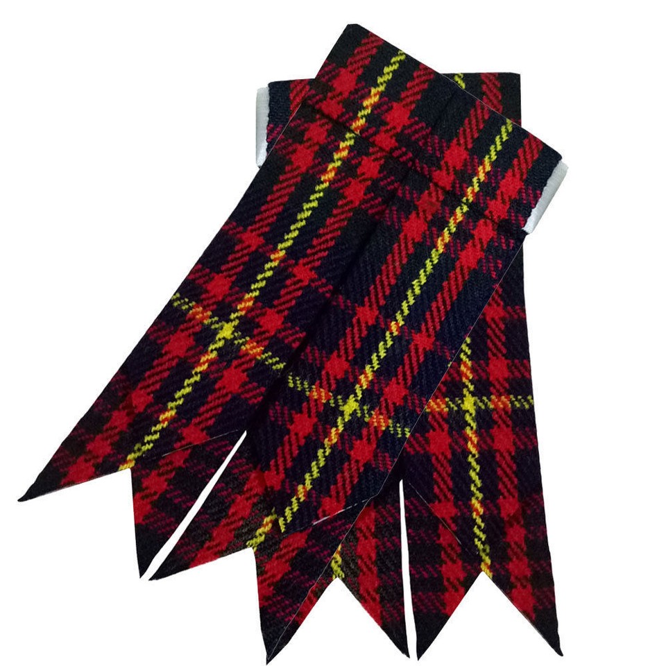 Scottish Kilt Hose Socks Flashes Various Tartans Acrylic Wool - Kilts ...