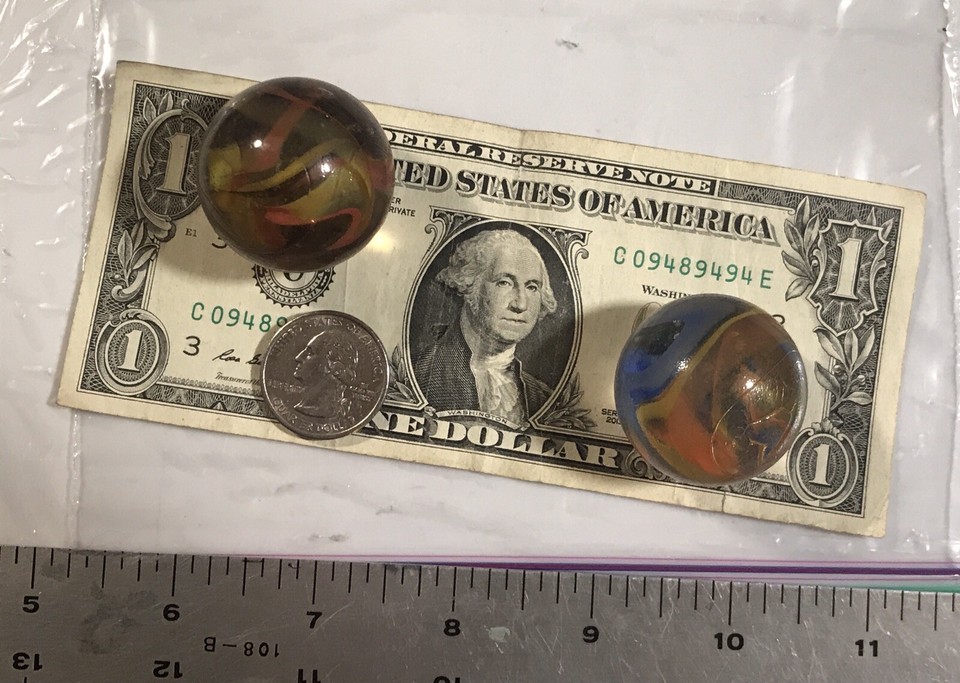 Over 3 Full Pounds Of Marbles! Appr 30 Individual Marbles Each 1.33 ...