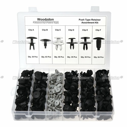 297 Push Type Clip Bumper Trim Door Panel Plastic Fastener Rivet For VW ...