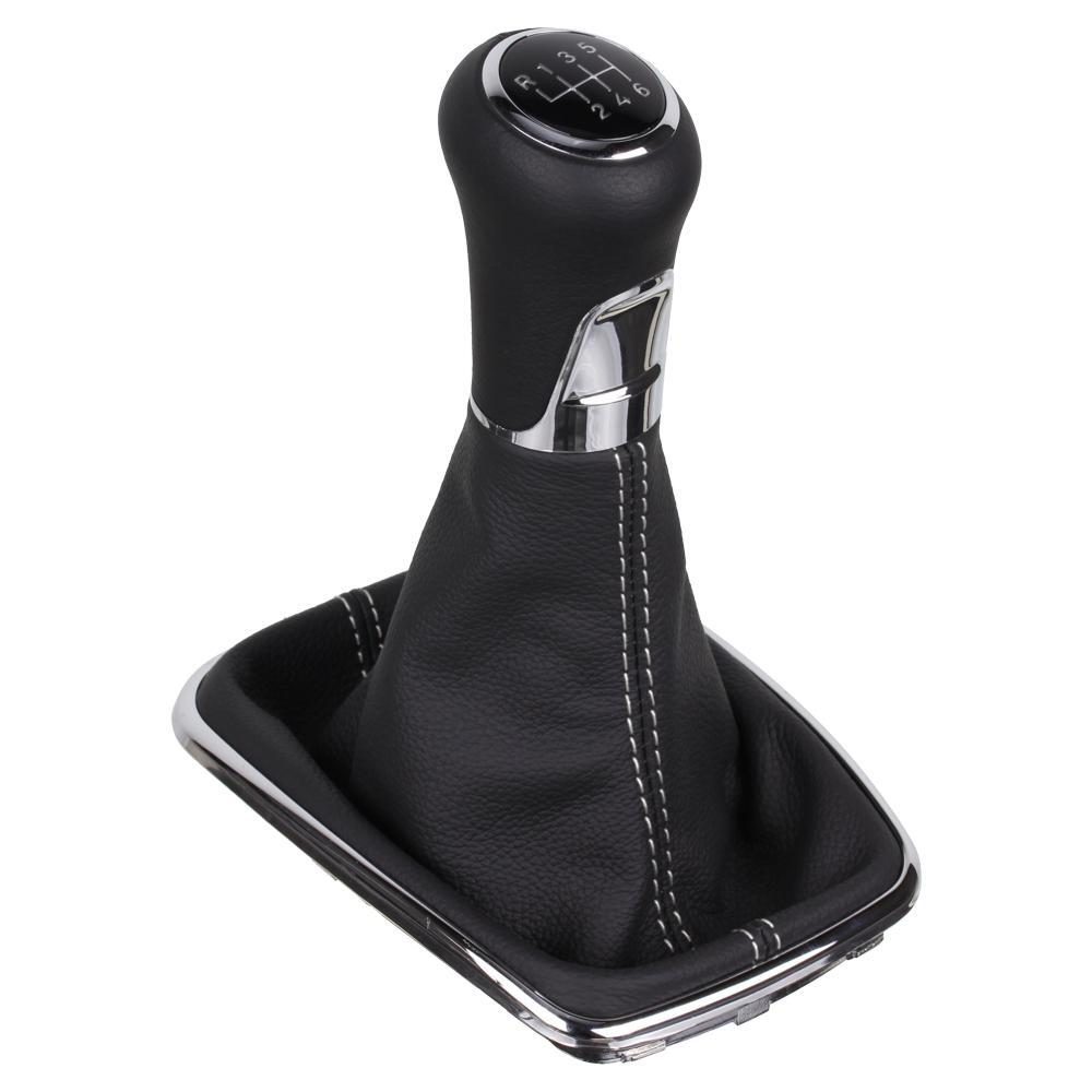 Gear shift knob boot for VW Golf 4 IV Bora MK 4 leather LED Ø 12 / 23 ...