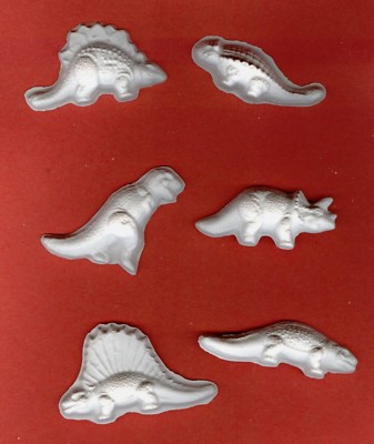 Medium Dinosaurs plaster of Paris painting project. Set of 12! | eBay