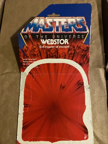 MOTU Webster Card Back 1983 Mattel He-Man Masters | eBay