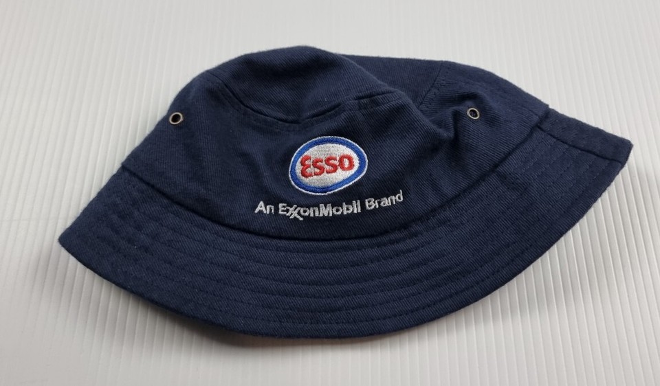 Esso ExxonMobil Brand Sun Hat Cap Bucket Hat Petrol Cotton Size 54cm | eBay