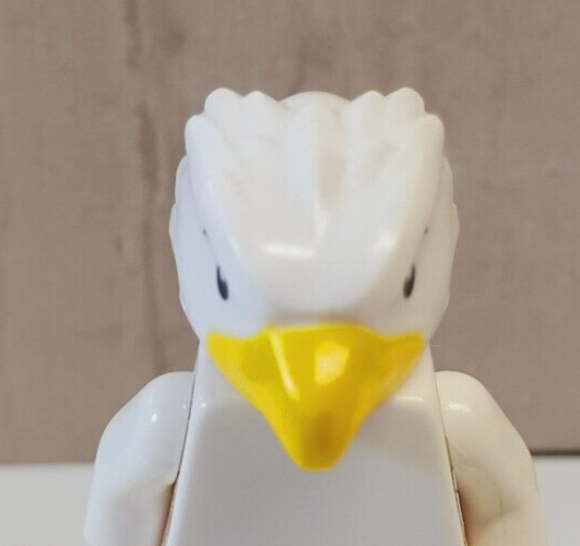 New LEGO Eagle Head American Patriot Mascot USA Bird Feathers Ruffled ...
