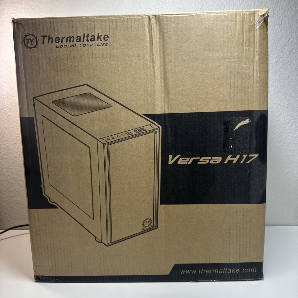 Computer Case Thermaltake Versa H17 Micro ATX Mini Tower | eBay