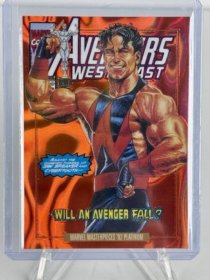 Marvel Masterpieces Wonder Man Orange Lava /25 SSP Variant 93-V | eBay