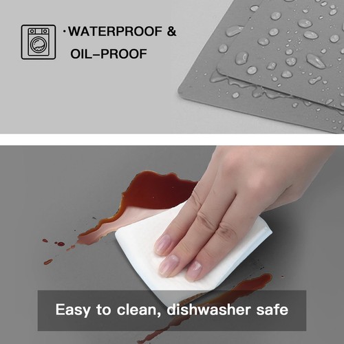 2MM Extra Large Silicone Mat, Silicone Mats for Kitchen Counter 47.3 ...