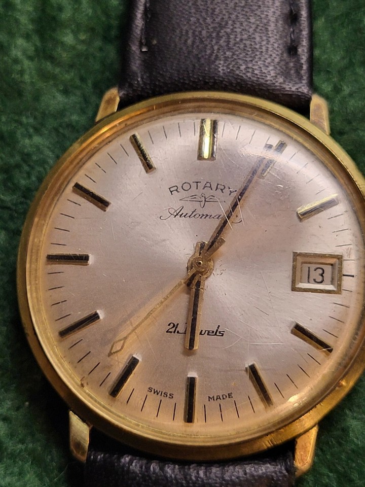 Rotary Automatic 21 Jewels Vintage Watch | eBay UK