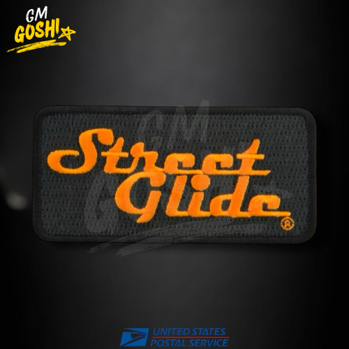 Harley Davidson 4" Street Glide Embroidered Patch Iron/Sew On HD ...