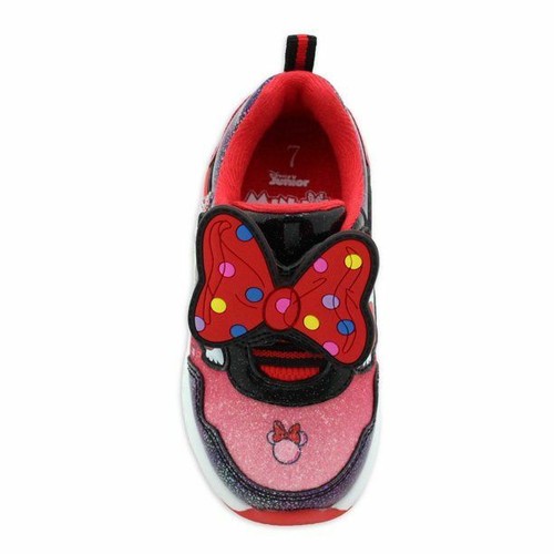 Minnie Mouse Girls Light-Up Sneakers Shoes Red Size 7 Disney | eBay