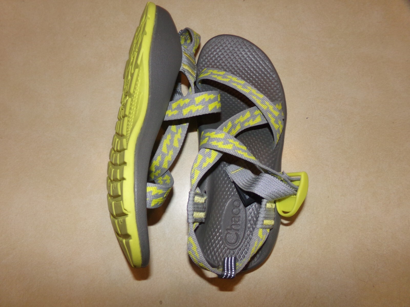 Chacos Sandals Yellow Strap Kids size 4 | eBay