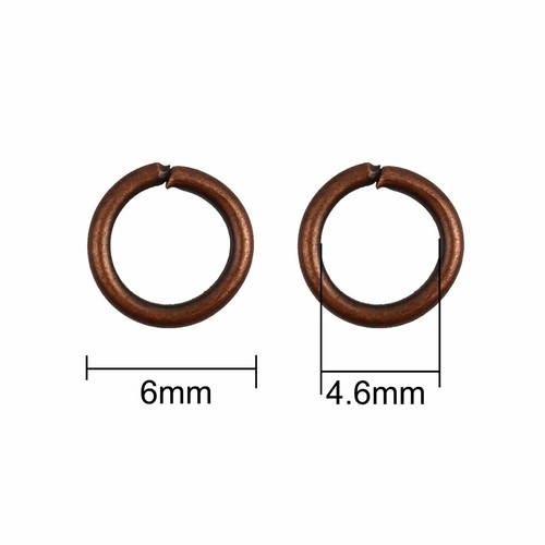 6mm Jump Rings 600PCs Assorted Mix - 6 Colors In Plastic Storage Box ...