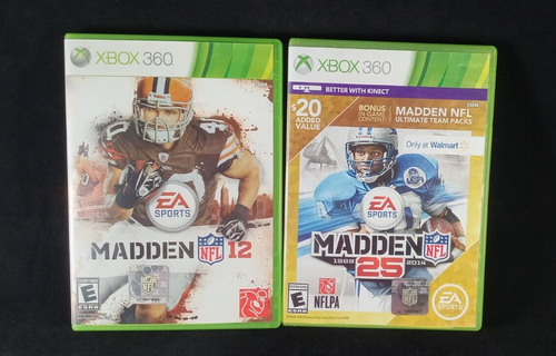 Xbox 360 Madden NFL Football 12 & 25 Video Games | eBay
