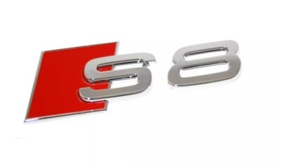 Original Audi S8 Badge Emblem Sticker Trunk Logo Tuning 4D0853735A2ZZ New | eBay