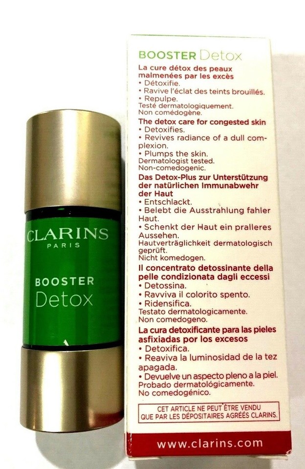Clarins Booster Detox Serum-Refresh & Detoxify Complexion w/Green ...