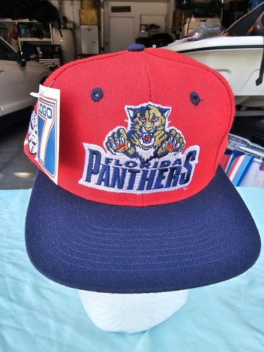 New Vintage 90's Florida Panthers Snapback Cap From Logo 7 | eBay
