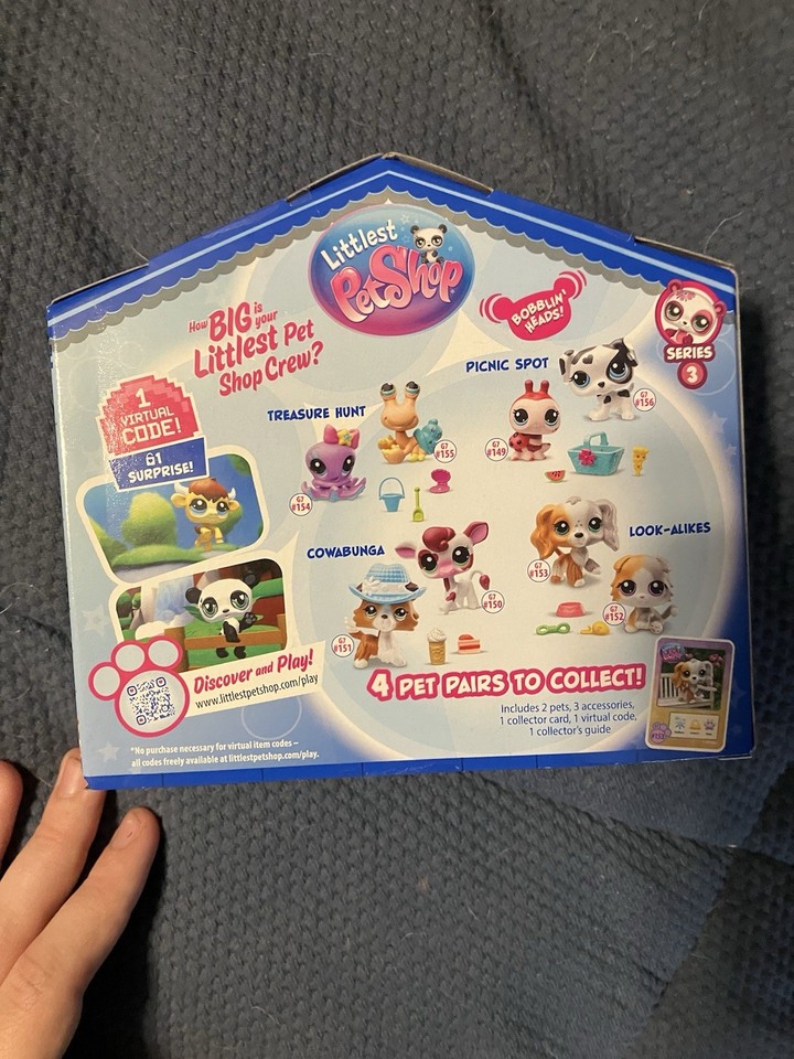 SEALED Littlest Pet Shop LPS Pet Pairs Octopus & Hermit Crab Treasure ...