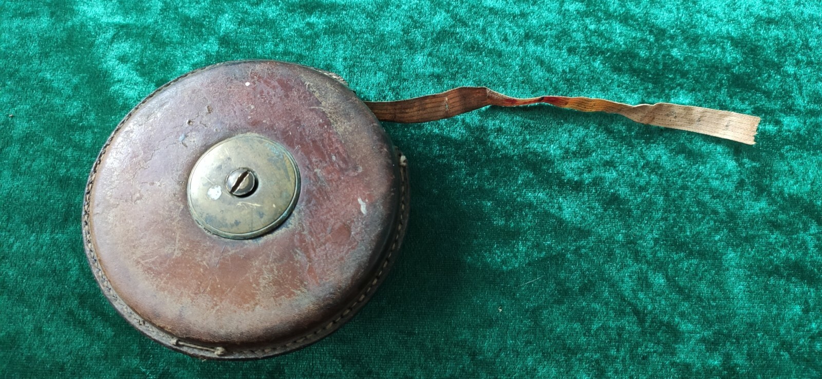 WWII WERMACHT GERMAN MEASURE TAPE 20m HEERESEIGENTUM MASSI 1937 ADLER ...