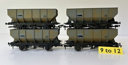 Dapol 21-ton Coal Hopper Wagons x 4 (Weathered/renumbered) (Pack 3 of 5 ...