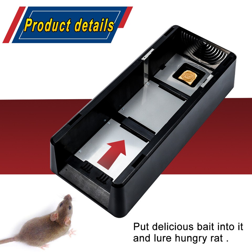 Electronic Mouse Trap Victor Control Rat Killer Pest Electric Rodent ...