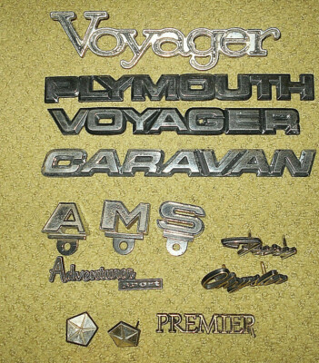 13PC. VINTAGE ORIGINAL DODGE~CHRYSLER~PLYMOUTH~METAL & PLASTIC CAR ...