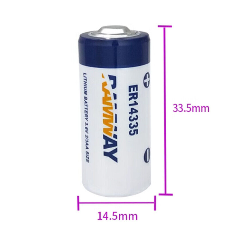 ER14335 3.6V 1650mAh Non-rechargeable Li-ion Battery Non-rechargeable ...