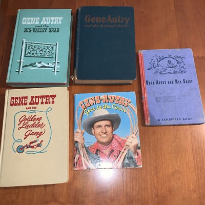 Vintage Lot of 5 GENE AUTRY Western Books HC 1946, 1950, 1951, 1952. | eBay