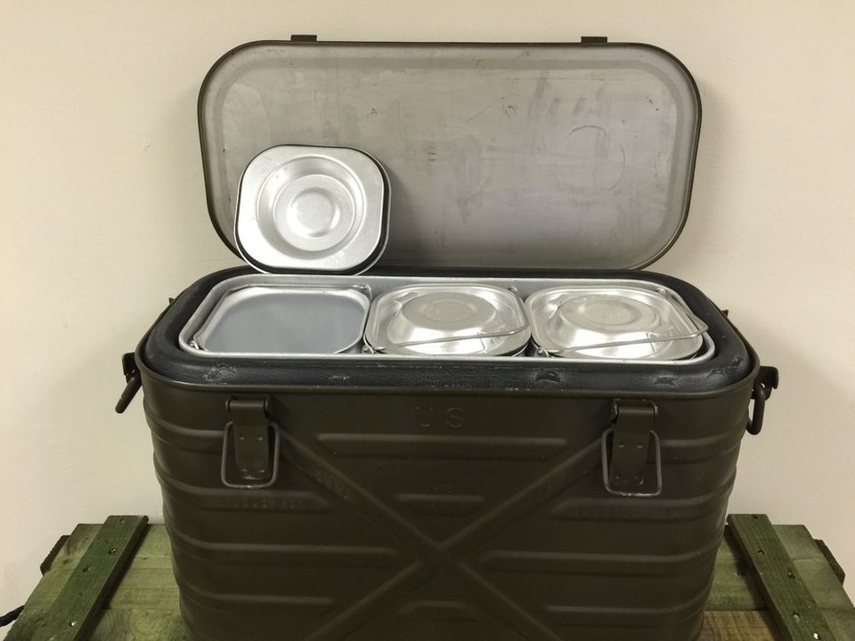 US MILITARY MERMITE INSERT LID W/ GASKET NOS FOOD CONTAINER CAP INSERT ...