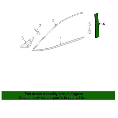 Genuine OEM Door Applique for Toyota 7575606160 | eBay