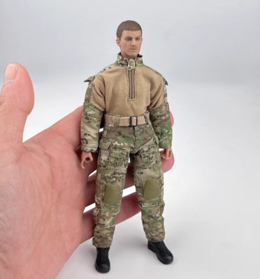 1/12 Scale Soldiers Male Clothes Camouflage Color Combat Uniform ...