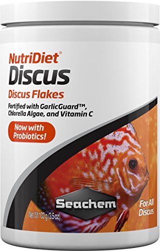 Seachem NutriDiet Discus Flakes Fortified Ornamental Fish Food ...