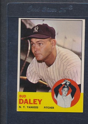 1963 Topps #038 Bud Daley Yankees EX *1055 | eBay